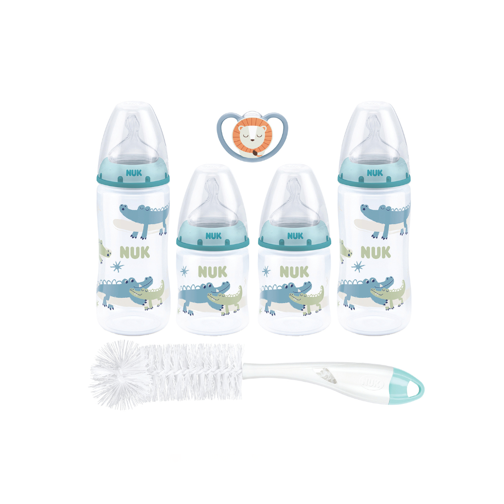 NUK Temperature Control Bottle Starter Pack - Crocodile